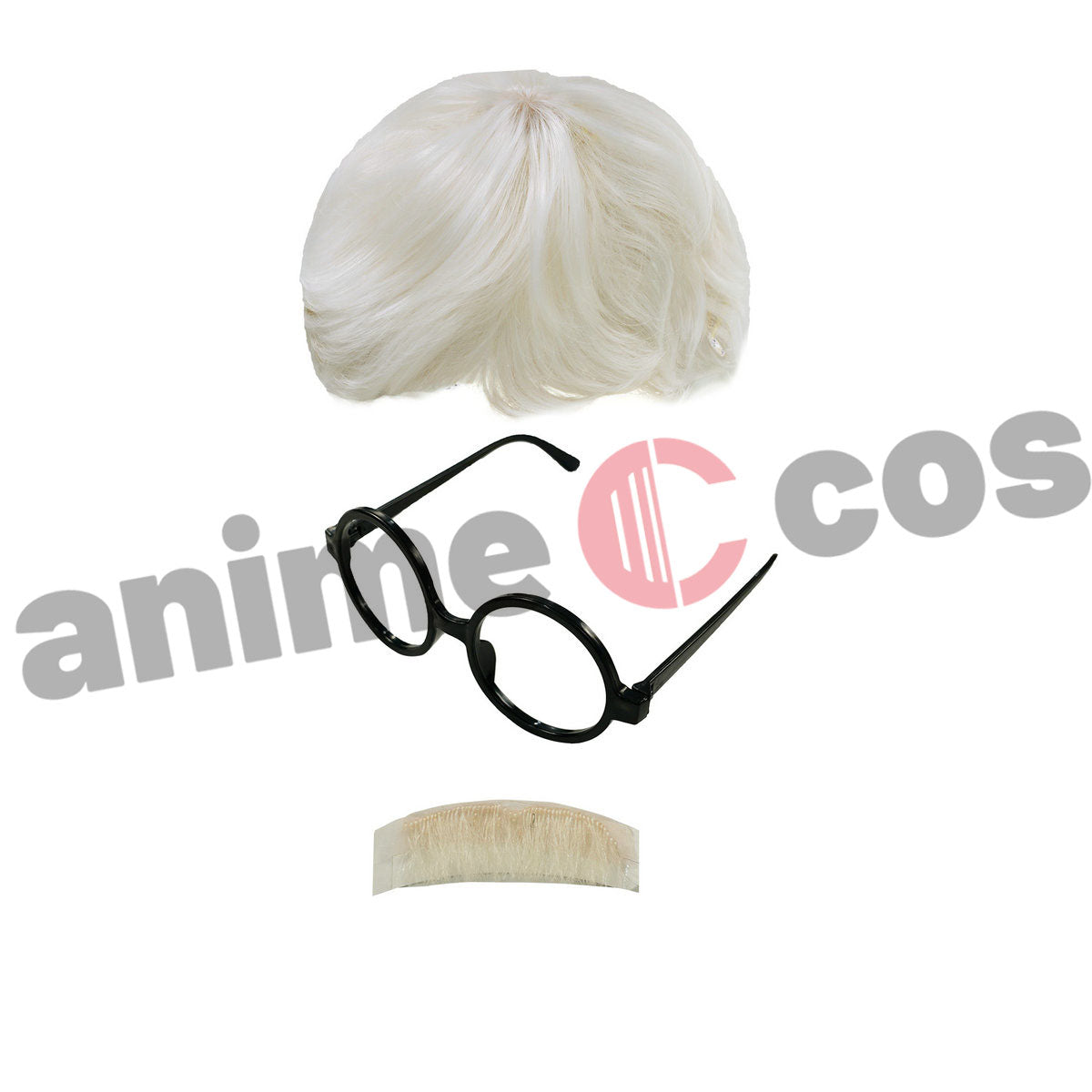 Adult Colonel Sanders Wig With Glasses And Beard