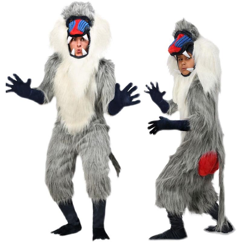 Family Animal Baboon Costume For Adult And Kids