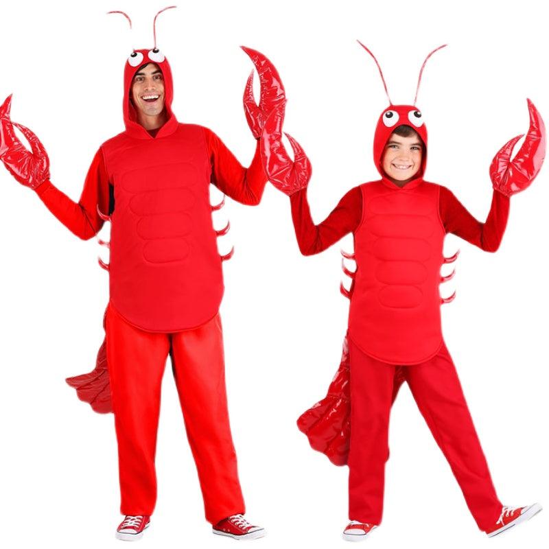 Family Animal Crayfish Costume For Adult And Kids