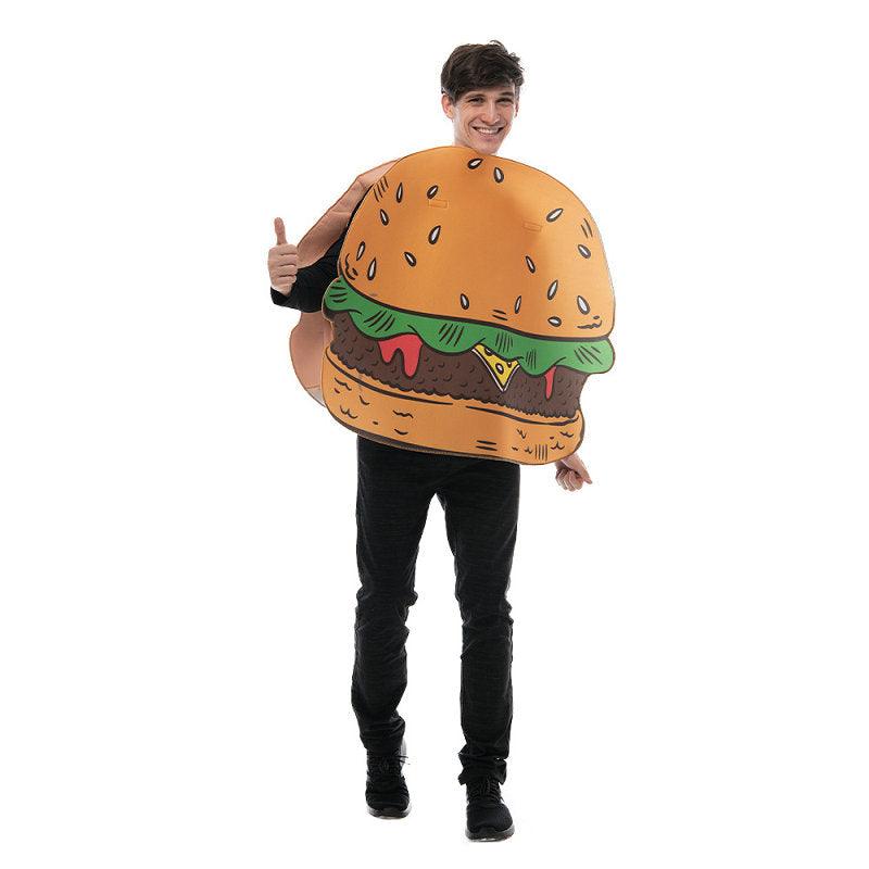 Funny Cheeseburger Adult Party Costume For Men And Women