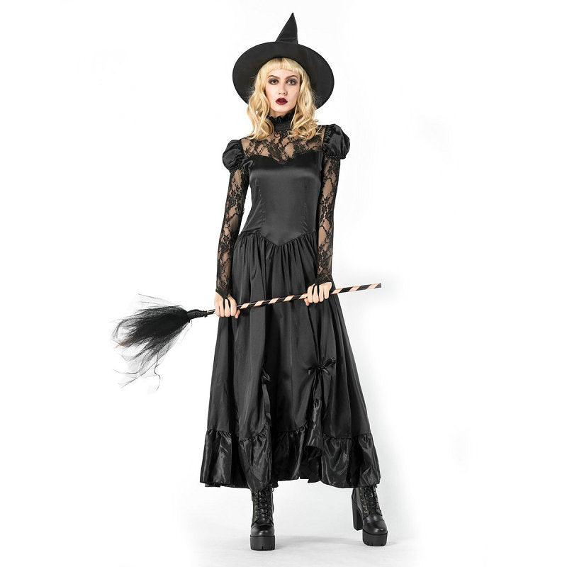 Halloween Adult Gothic Witch Dress Costume