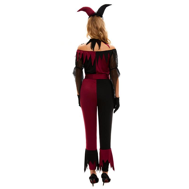 Women’s Plus Size Devil Jester Costume