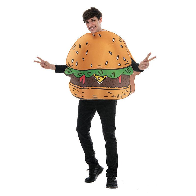 Funny Cheeseburger Adult Party Costume For Men And Women