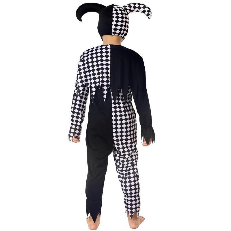 Scary Jester Kids Costume