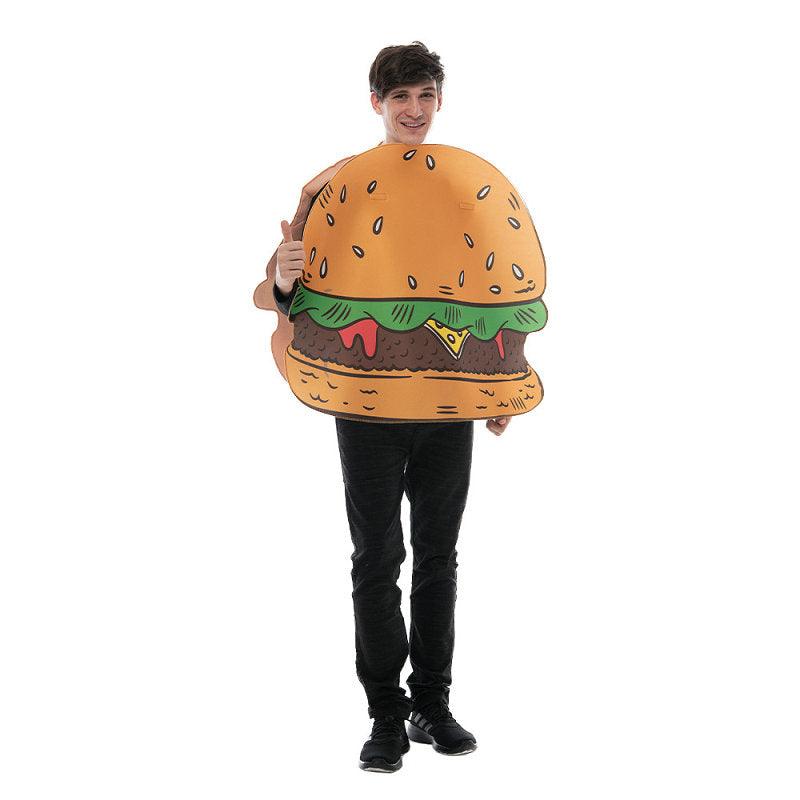 Funny Cheeseburger Adult Party Costume For Men And Women