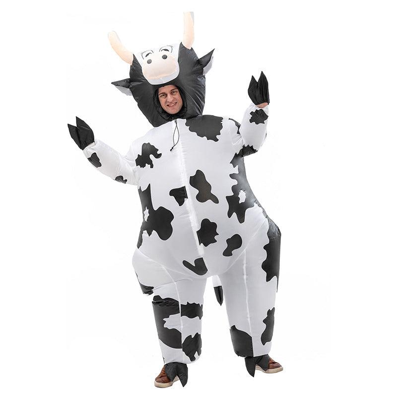 Adult Inflatable Cow Costume Blow Up Suit