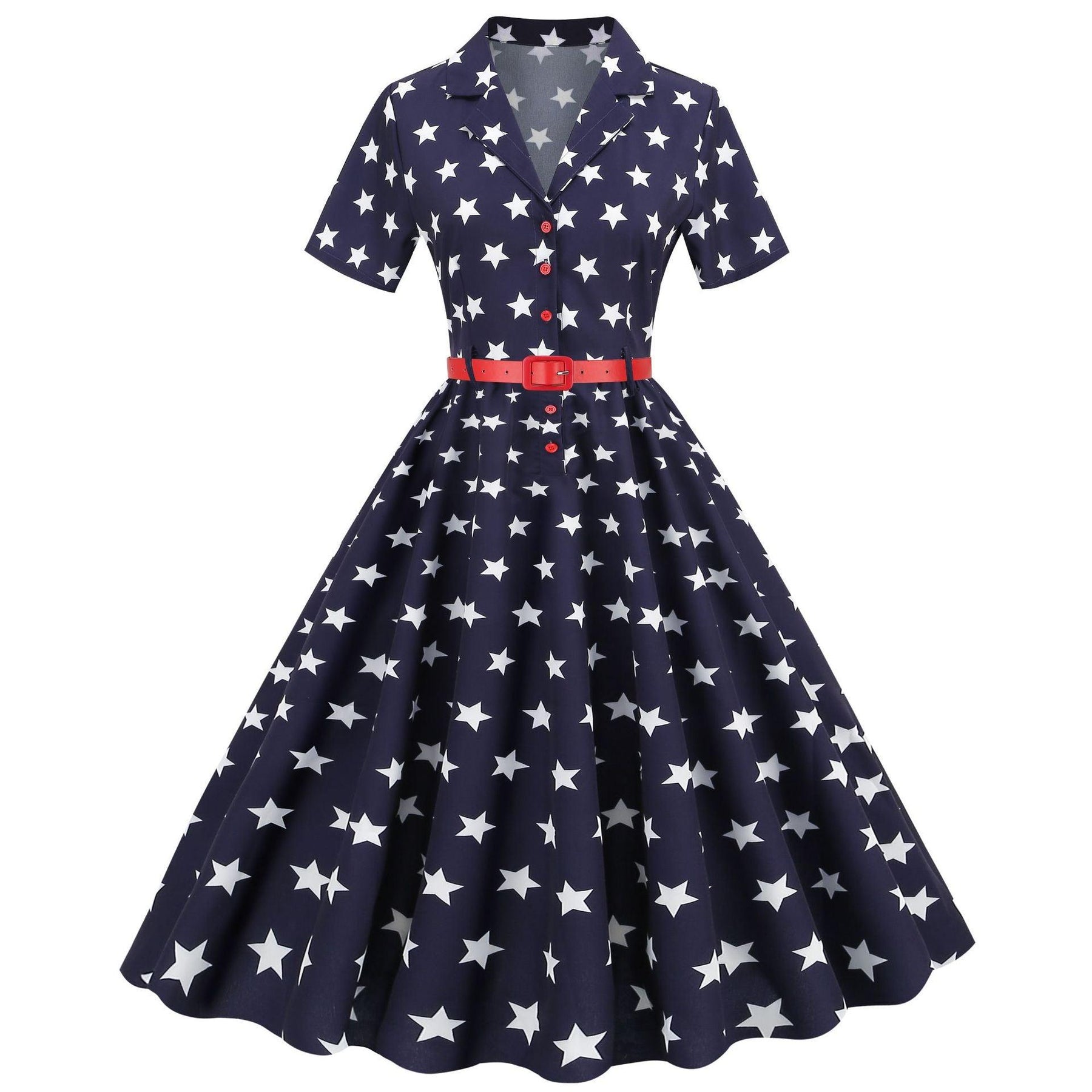 Vintage Retro Black Dress 1950s Costume