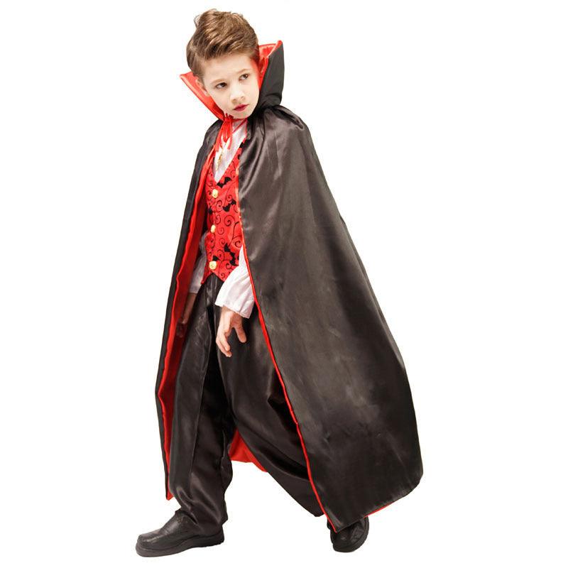 Boys Halloween Vampire Costume With Cloak