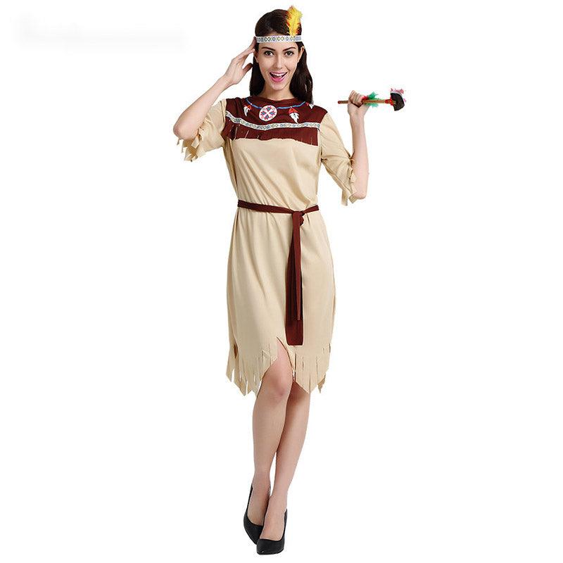 Indian Performance Party Cosplay Outfit Couples Costume