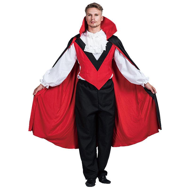 Mens Haloween Cosplay Adult Vampire Costume