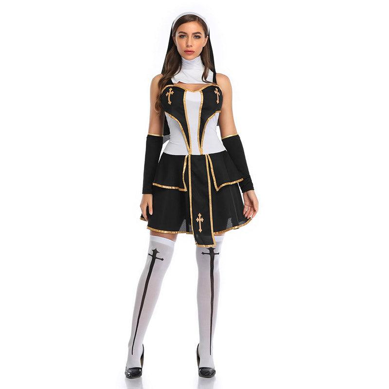 Priests and Nuns Couples Cosplay Costume