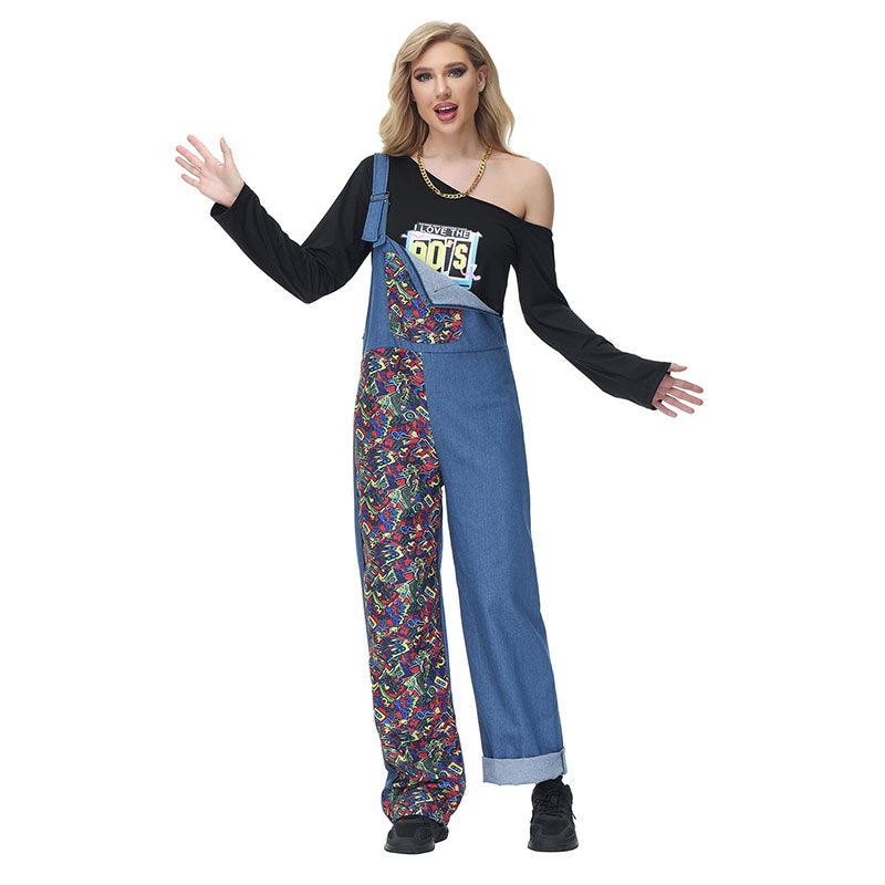 Retro Disco Cosplay Stage Show Couple Costumes