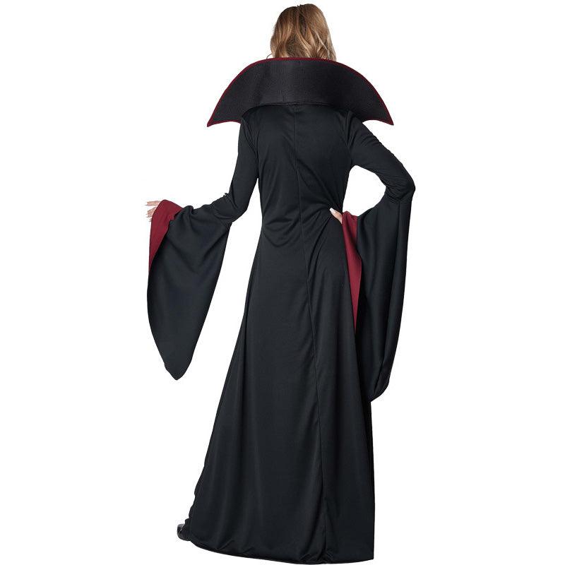 Vampire Costume Women Black Halloween Dress