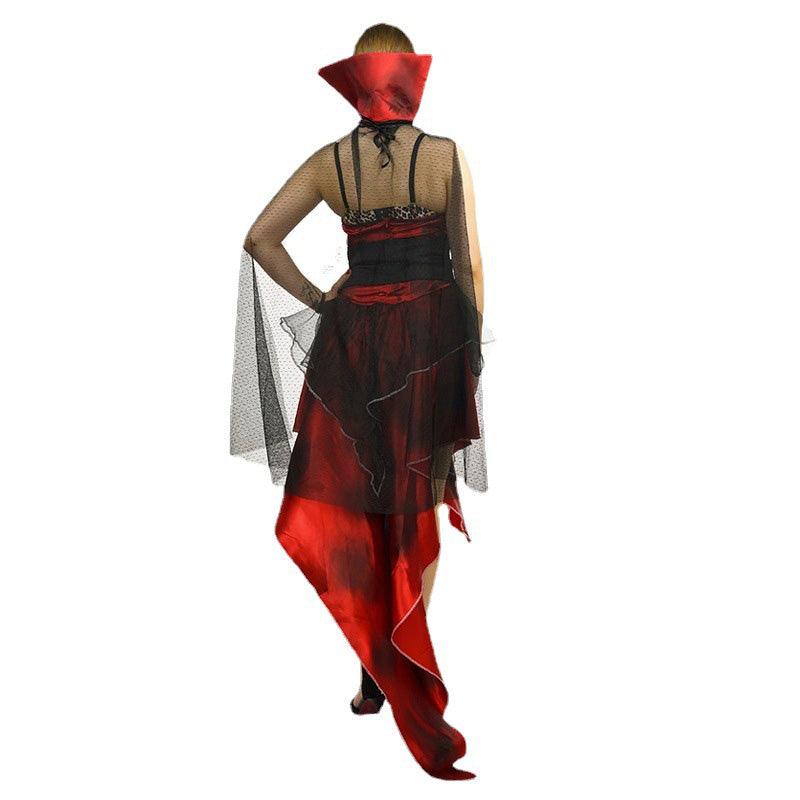 Women Sexy Vampire Costume Adult Halloween Cosplay Dress